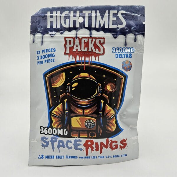 High Times x Packwoods | Delta 8 Space Rings | 3600mg