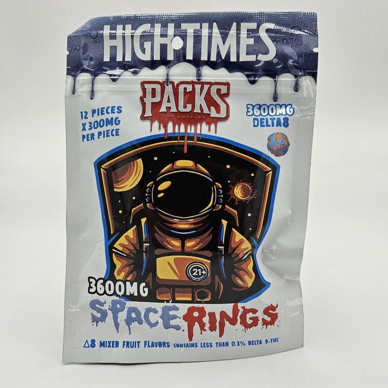 High Times x Packwoods | Delta 8 Space Rings | 3600mg