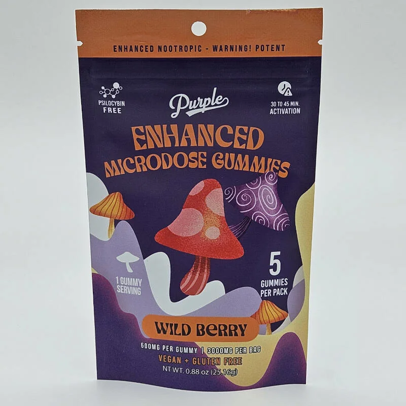 Mushroom Gummies Purple Enhanced Mushroom Gummies 5pk