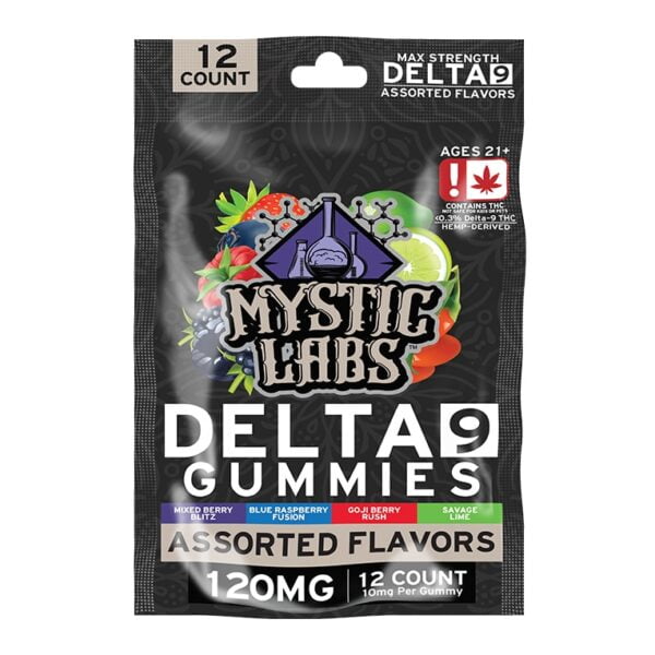 Mystic Labs | Delta 9 THC Gummies | 12ct - Greens and Beans